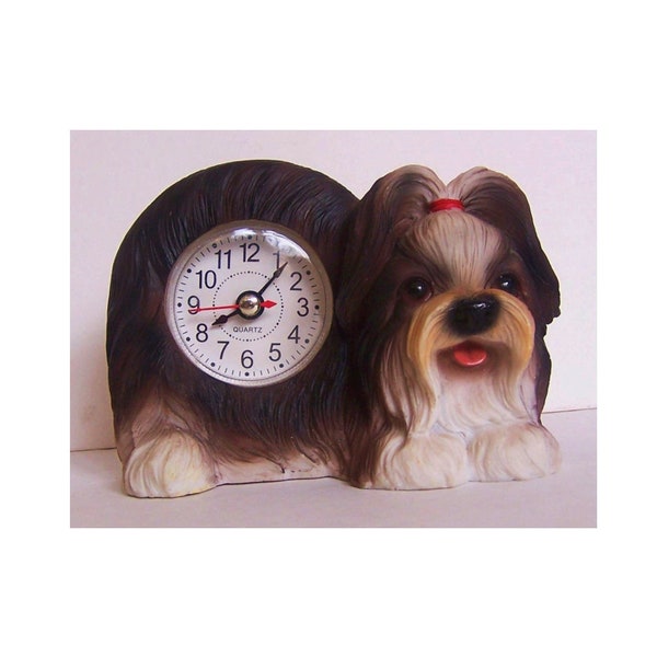 Dog Desk Clock - Etsy