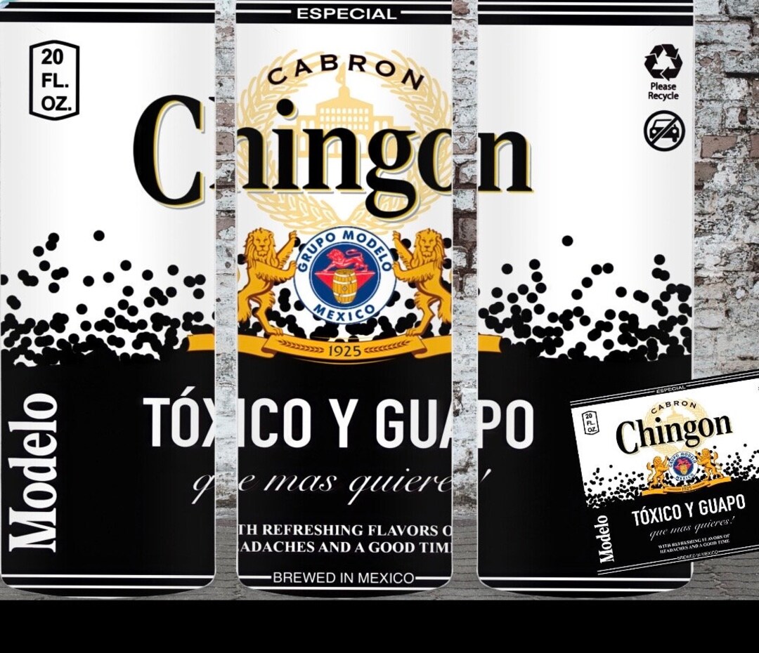 Chingon, Tóxico, Y Guapo Tumbler - Etsy