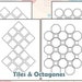 12 Zentangle Pattern Templates, Blank Zentangle Tiles, Creative ...