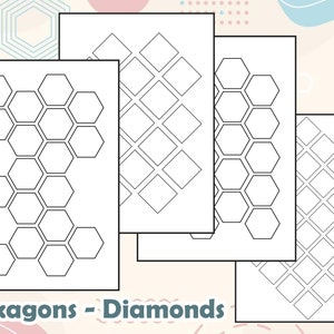 10 Zentangle Pattern Templates, Blank Zentangle Tiles, Creative ...