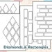 12 Zentangle Pattern Templates, Blank Zentangle Tiles, Creative ...