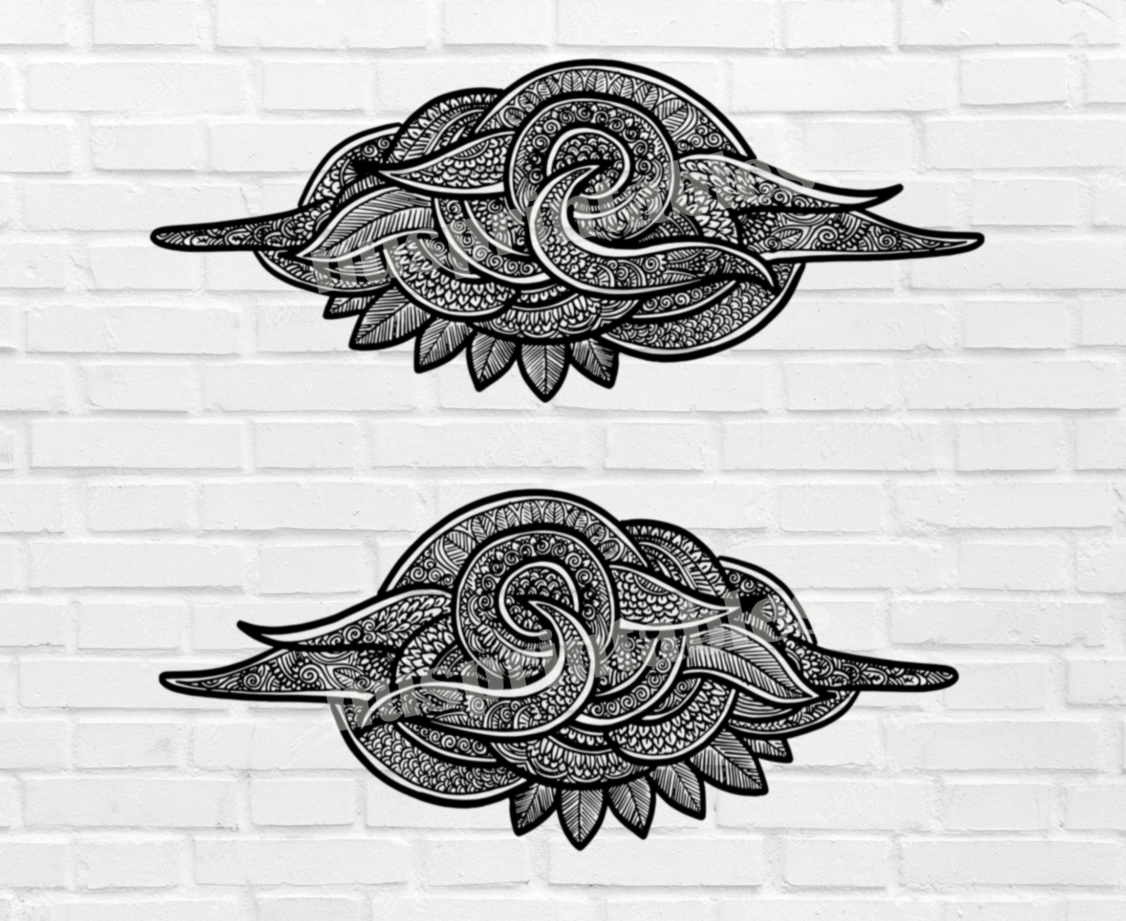 Mandala Cloud SVG, Mandala Cloud for Cricut, Cloud Vector, SVG Cloud ...