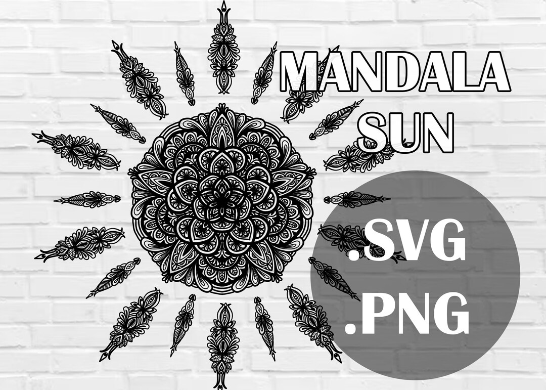Sun SVG, Sun Design for Cricut, Sun Silhouette, Sun Laser Cutting, Sun ...