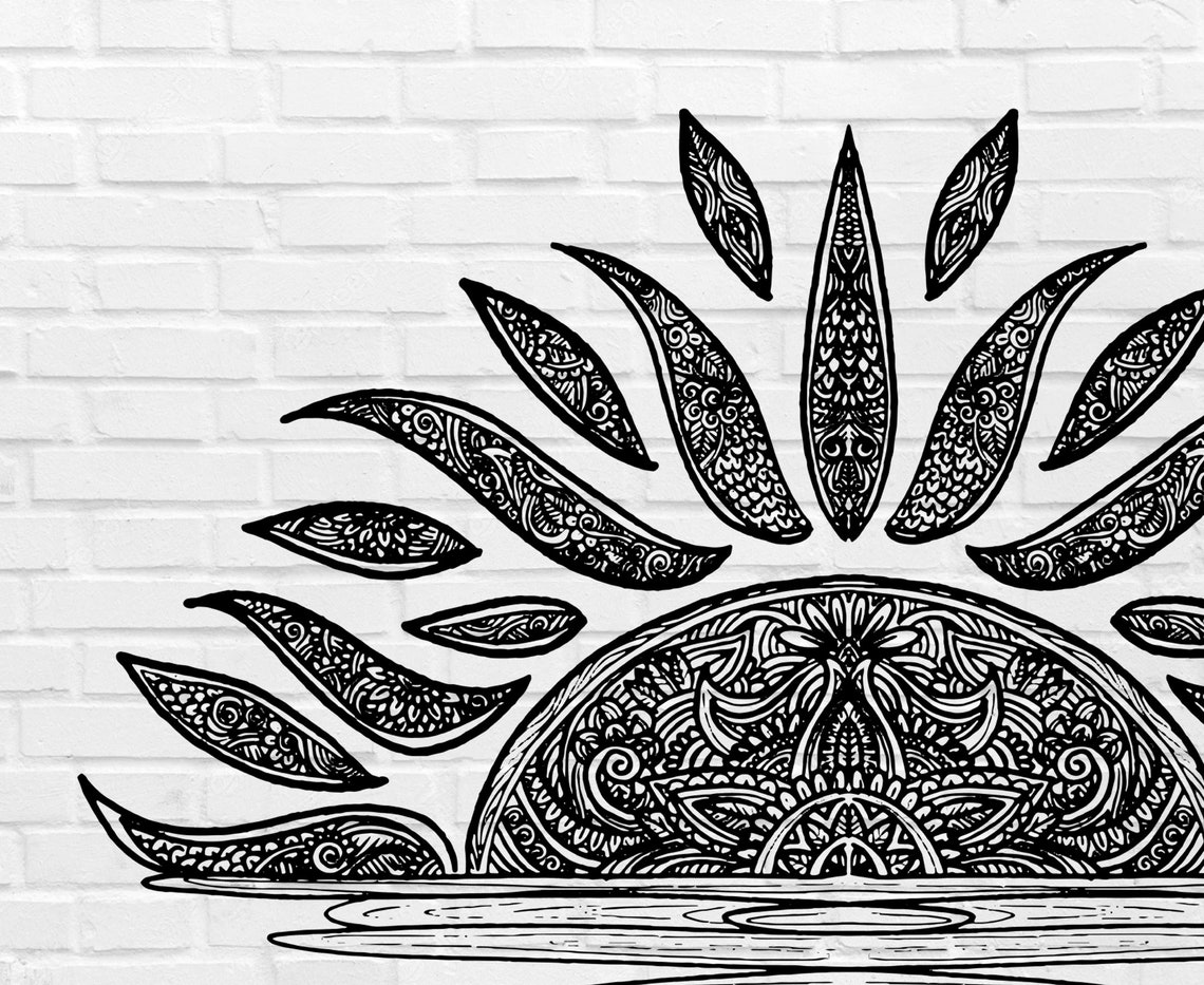 Sunset Sunrise SVG, Sunset Design for Cricut, Sunset Silhouette, Sunset ...