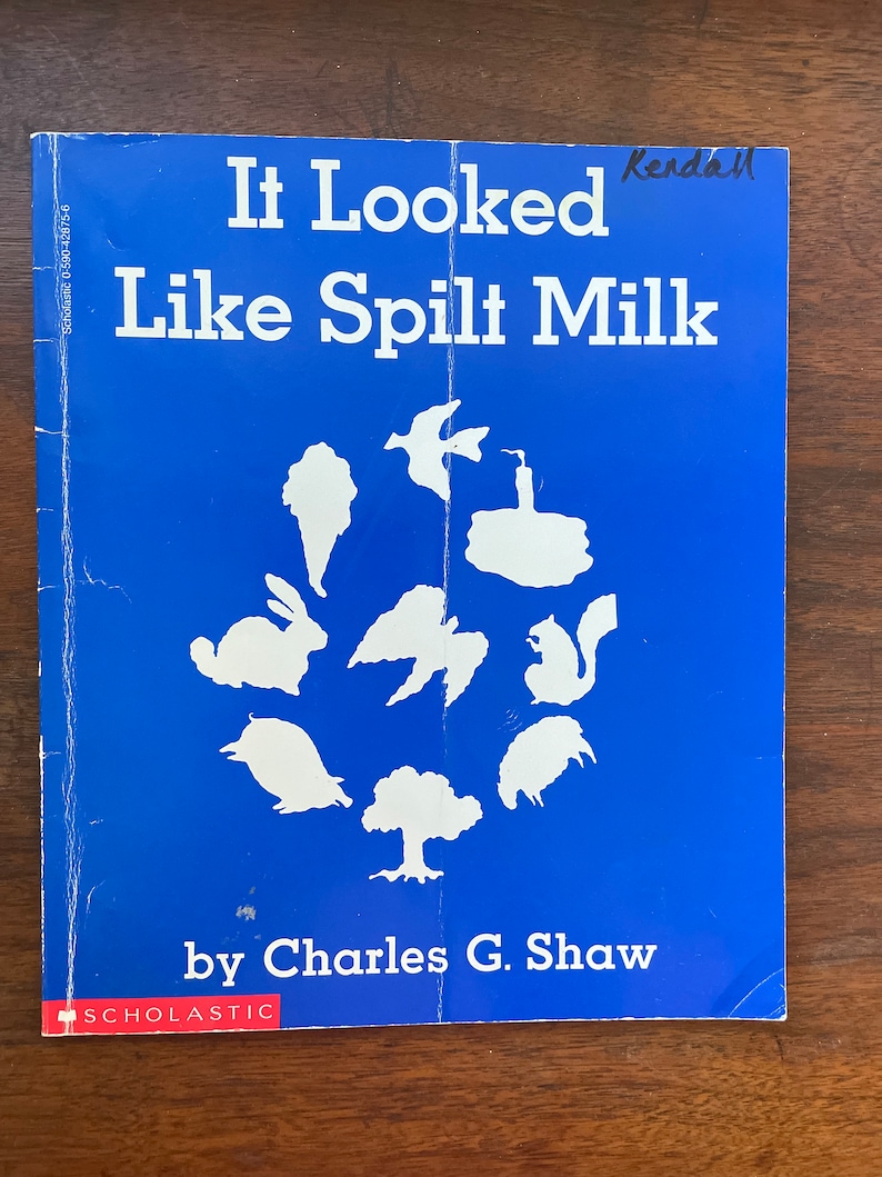 It Looked Like Spilled Milk by Charles G. Shaw - Etsy