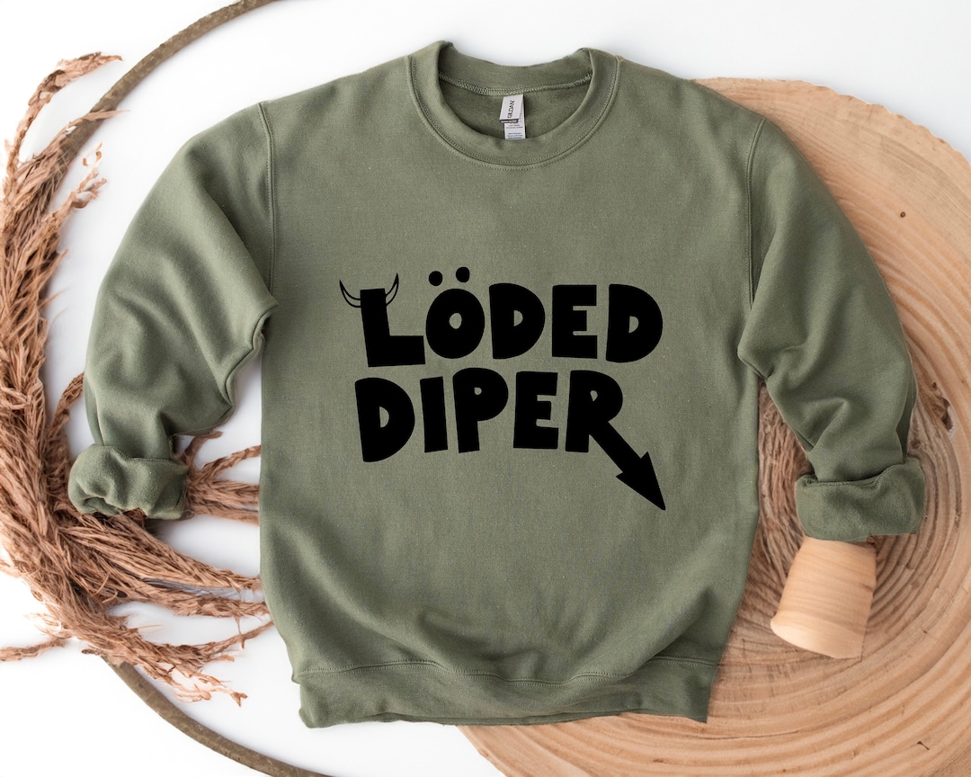 Loded Diper Sweatshirt, Diary of a Wimpy Kid, Vintage Look, Unisex ...