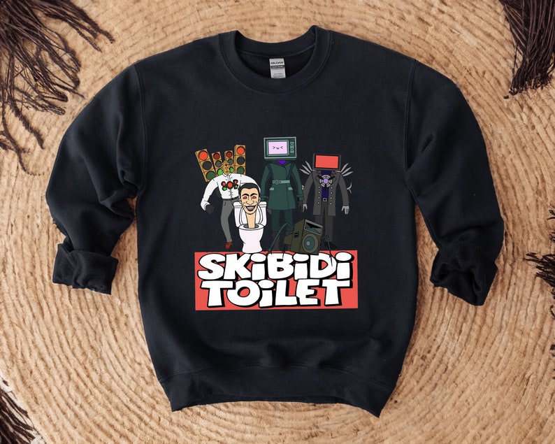 Skibidi Toilet Sweat, Skibidi Speakerman Sweatshirt, Skibidi Cameraman ...
