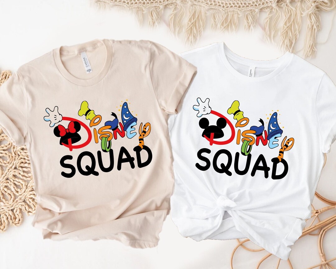 Disney Squad Shirt, Family Shirt, Disney Family Shirt, Disney Trip ...