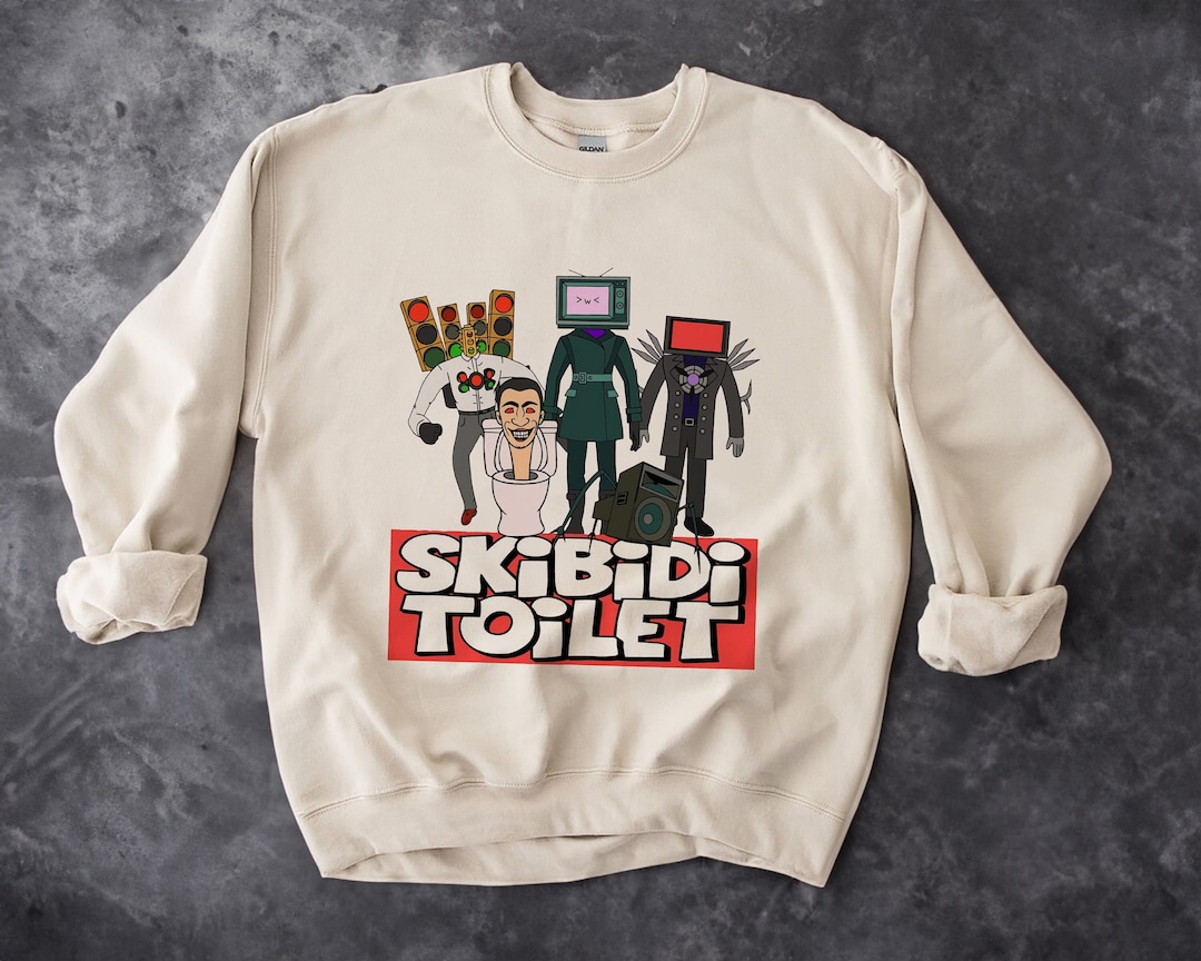 Skibidi Toilet Sweat, Skibidi Speakerman Sweatshirt, Skibidi Cameraman ...