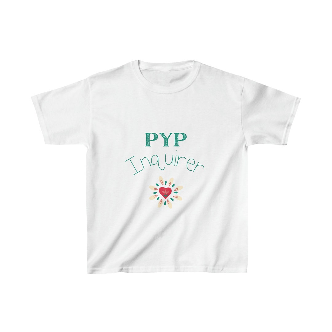 PYP Inquirer IB Learner Profile Kids Heavy Cotton™ Tee T-shirt - Etsy