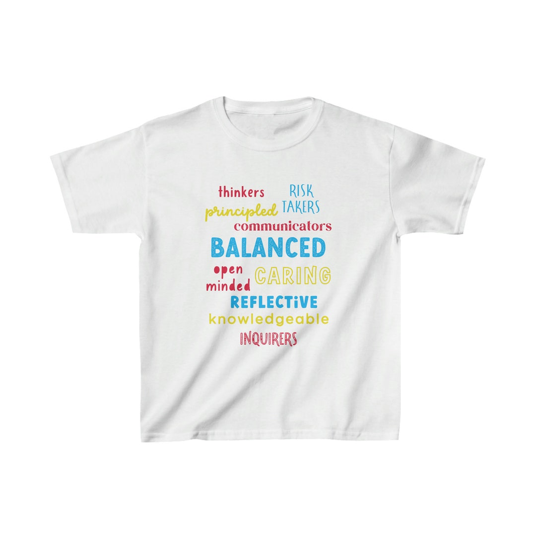 IB PYP Learner Profile Attributes Character Traits Kids Heavy - Etsy