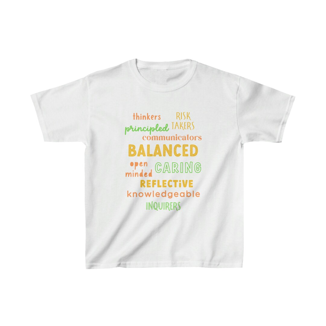 IB PYP Learner Profile Attributes Character Traits Kids Heavy - Etsy