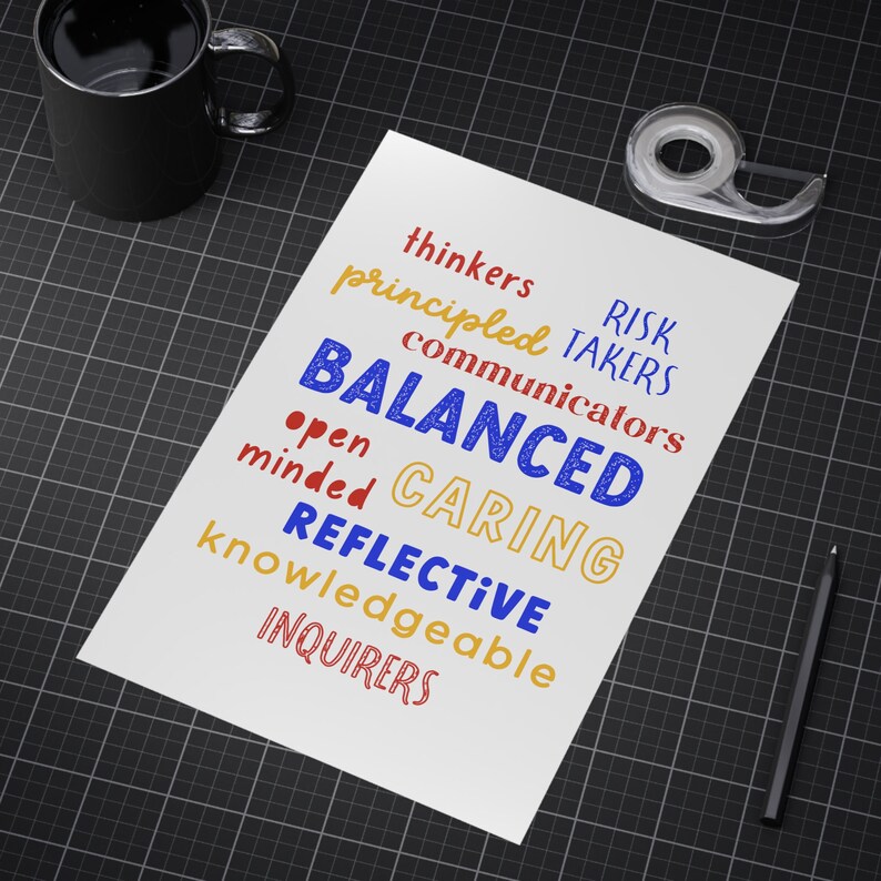 IB PYP Learner Profile Traits Bulletin Board Classroom Poster - Etsy