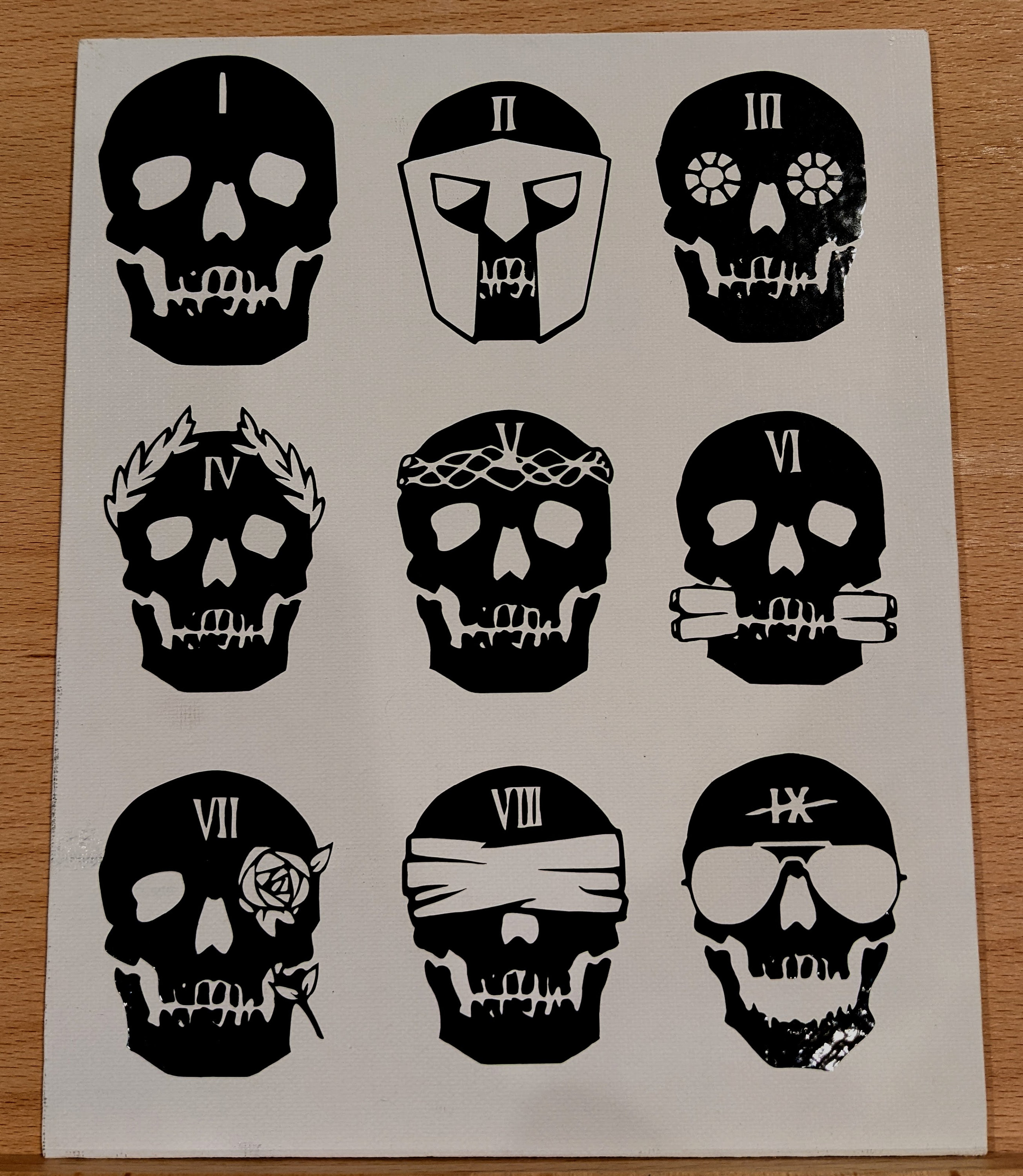 The Locked Tomb Nine Houses Skull Canvas - Etsy