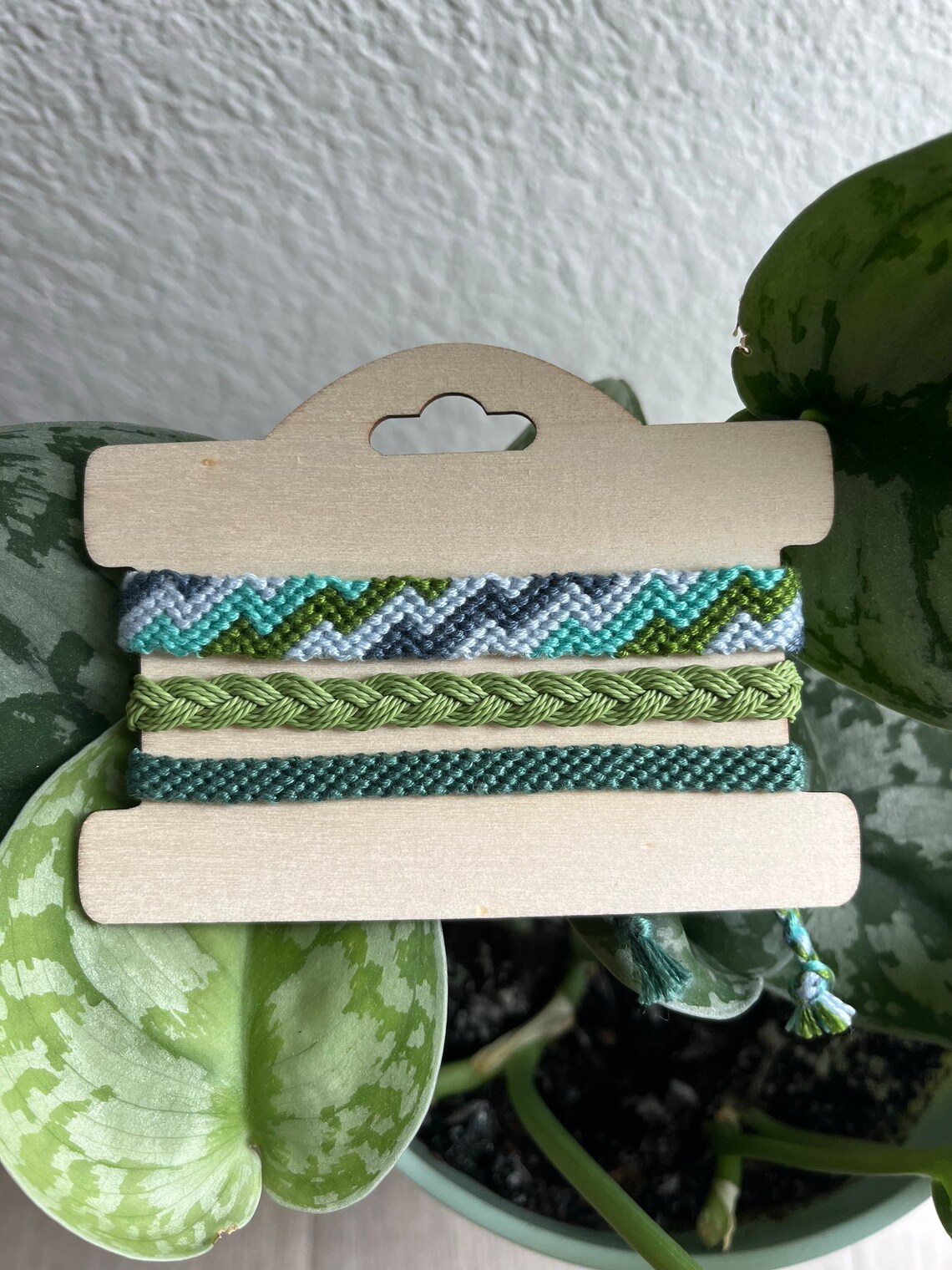 Low Tide Bluegreen - Friendship Bracelet - Handwoven Bracelets - Unisex ...