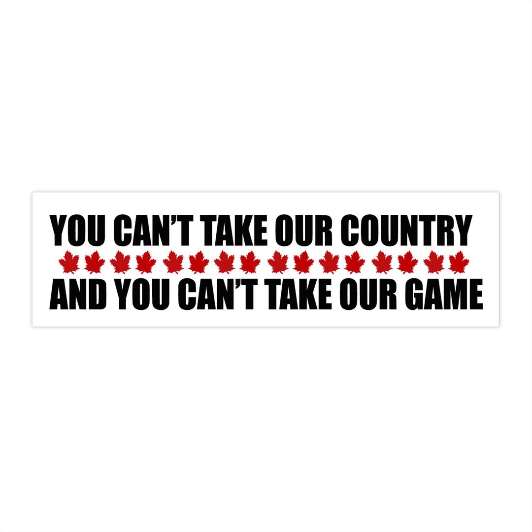 Patriotic Bumper Stickers, Car Decals, Canada Pride Stickers, Sports ...
