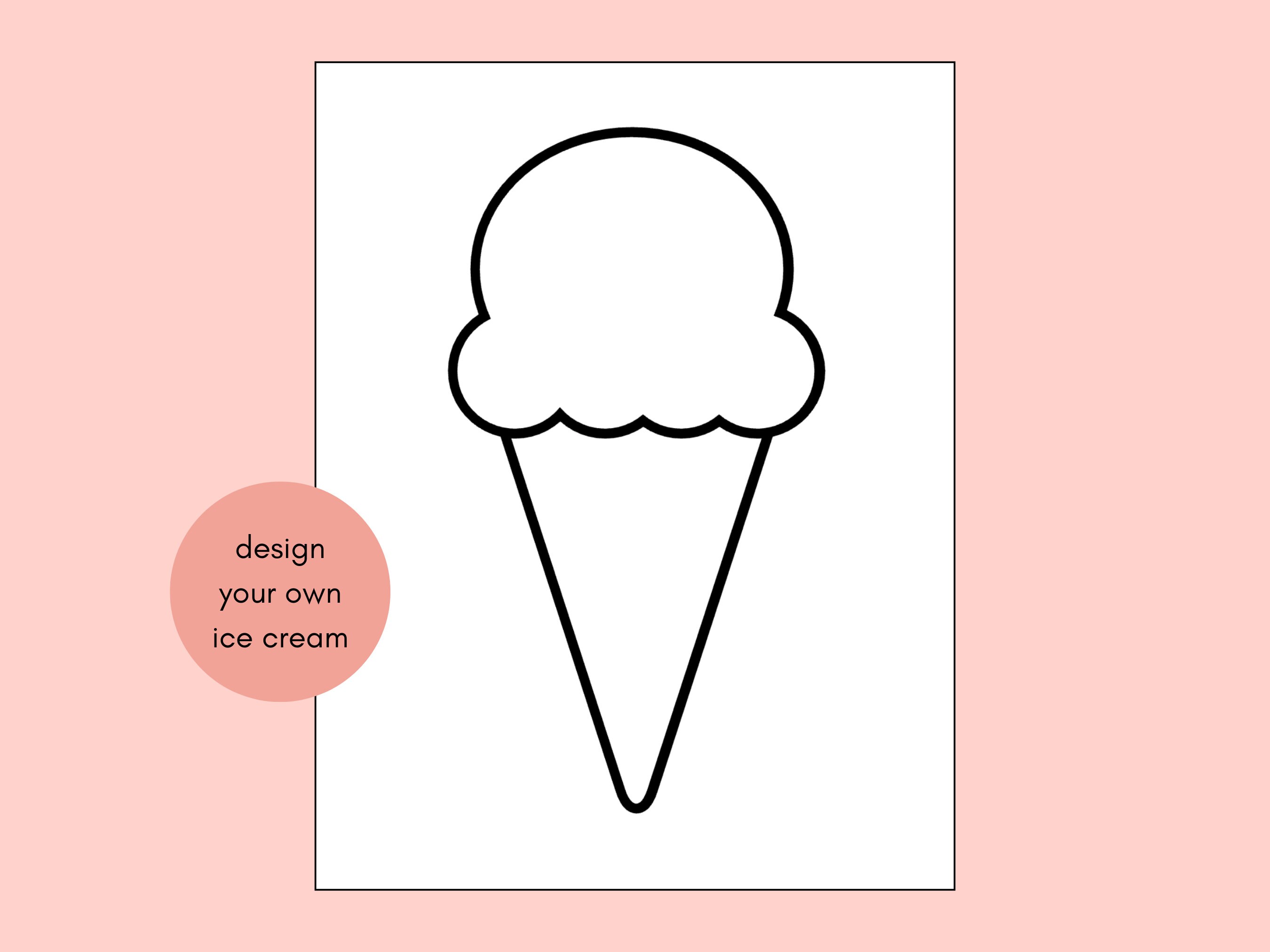 Ice Cream Taste Test, Ice Cream Tasting Score Card, Birthday Party Game ...