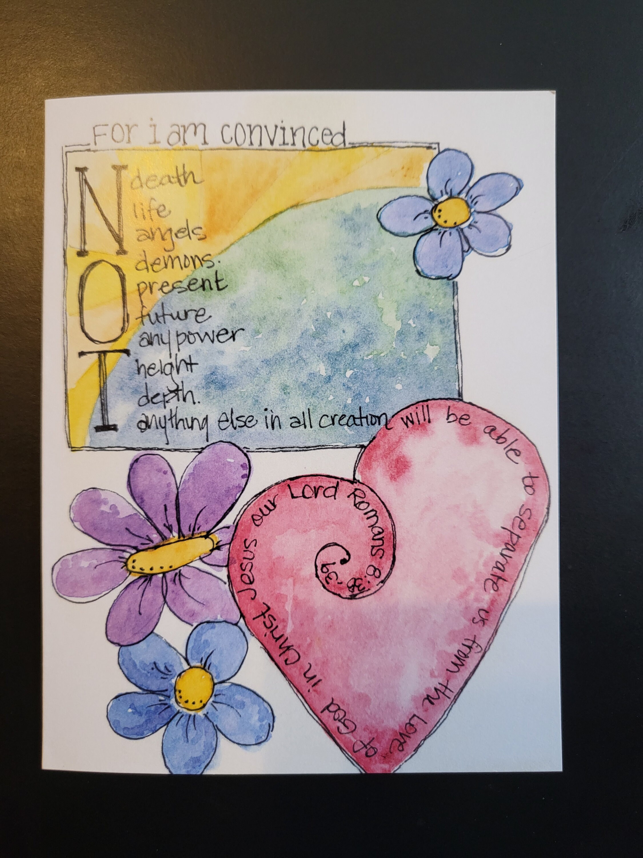 Watercolor Greeting Cards With Bible Verses - Etsy