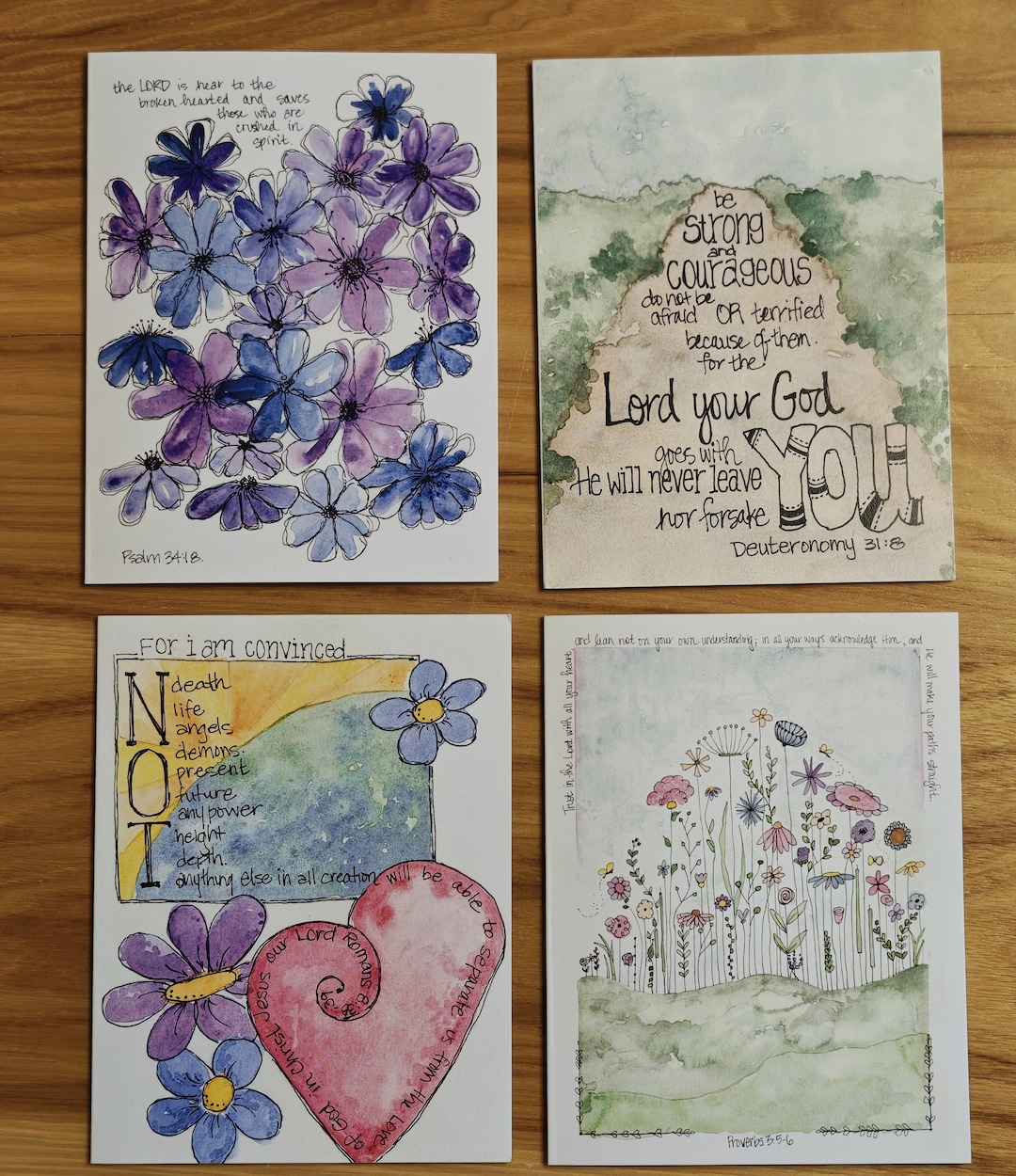 Faith-based Encouragement Card Christian Sympathy Card for Healing ...