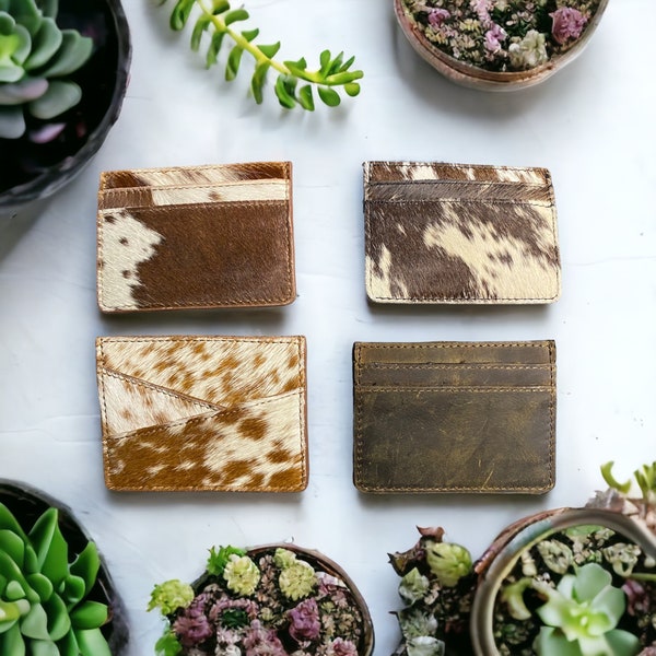 Cowhide Wallet - Etsy