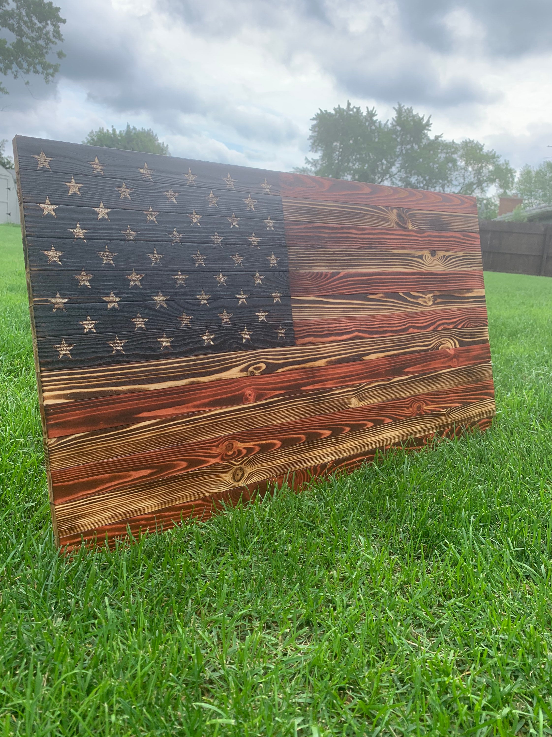 American Flag - Red Stripes - Etsy