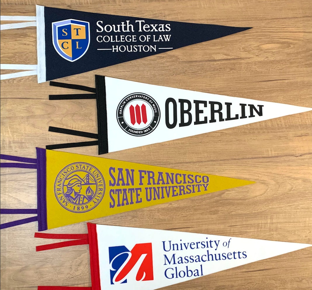 Custom College Pennants, Custom Pennants, Sports Pennants, College ...