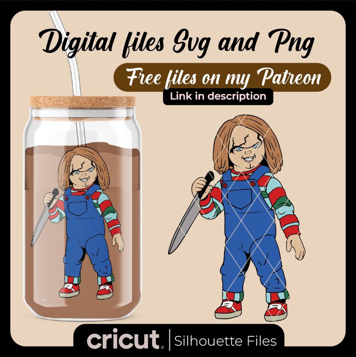 Chucky Svg for Cricut, Etsy , Chucky Png Friends Till the End Svg ...