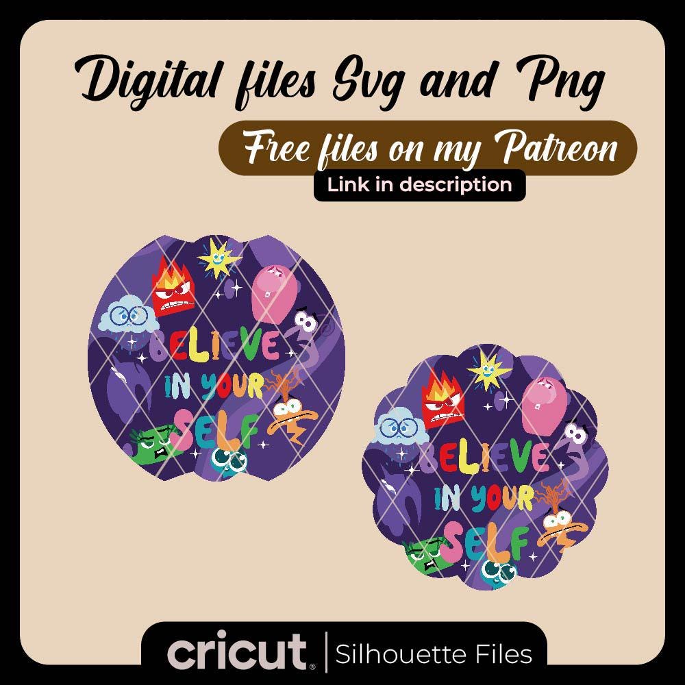 Inside Out 2 Svg and Png, Bundle Inside Out 2, Wrap Tumbler 40oz, 20oz ...