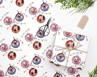 Mickey Mouse Wrapping Paper - Etsy