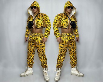 Yellow Rave Costume - Etsy