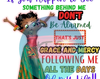 Betty Boop Blue Butterfly, If You Happen to See Something Behind Me Don ...