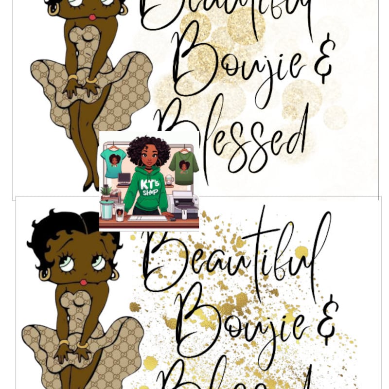 Boujee Black Betty Boop Png - Etsy