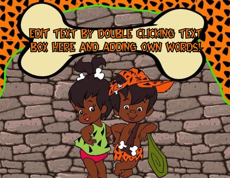 Pebbles and Bam Editable Canva Template - Etsy