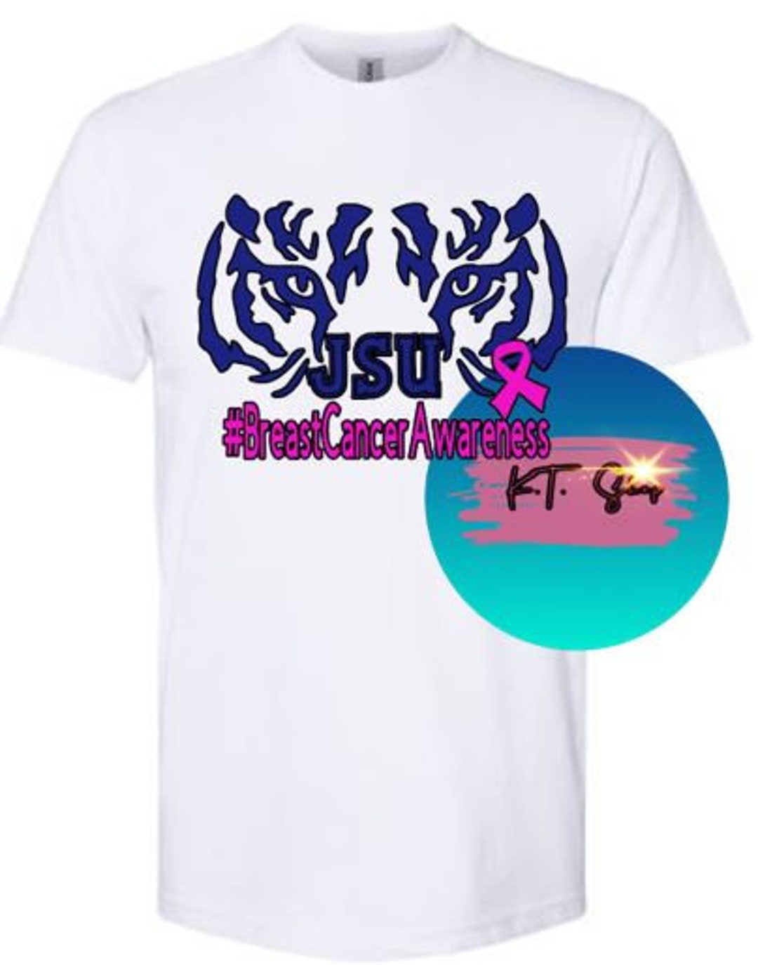 JSU - Jackson State University Breast Cancer Awareness PNG Tiger Eyes ...