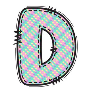 Easter Doodle Font - Alphabet and Numbers - PNG Download Only - Etsy