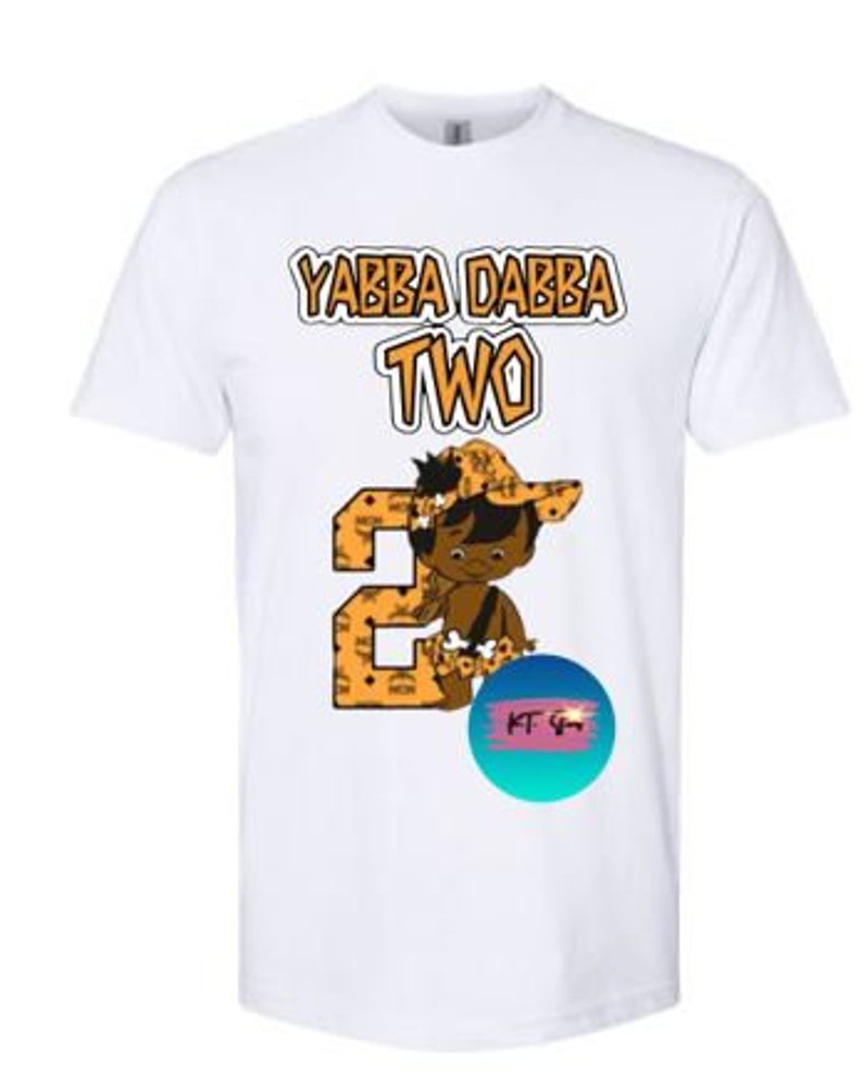 Yabba Dabba Two Bamm Bamm PNG in Red, Blue, Orange, Green and Tan ...