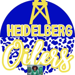 Heidelberg Oilers School Mascot Leopard Print Circle PNG Download Only ...