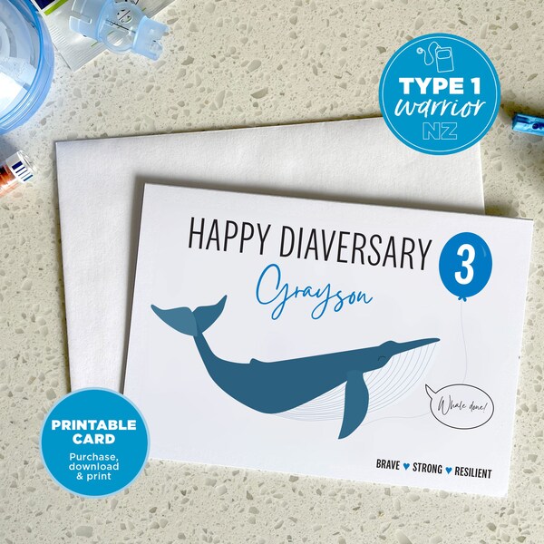 Diaversary Card - Etsy