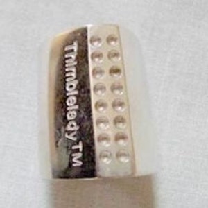 Quilting Thimbles, Sterling Silver Out of Our Own Silver Workshop. A ...