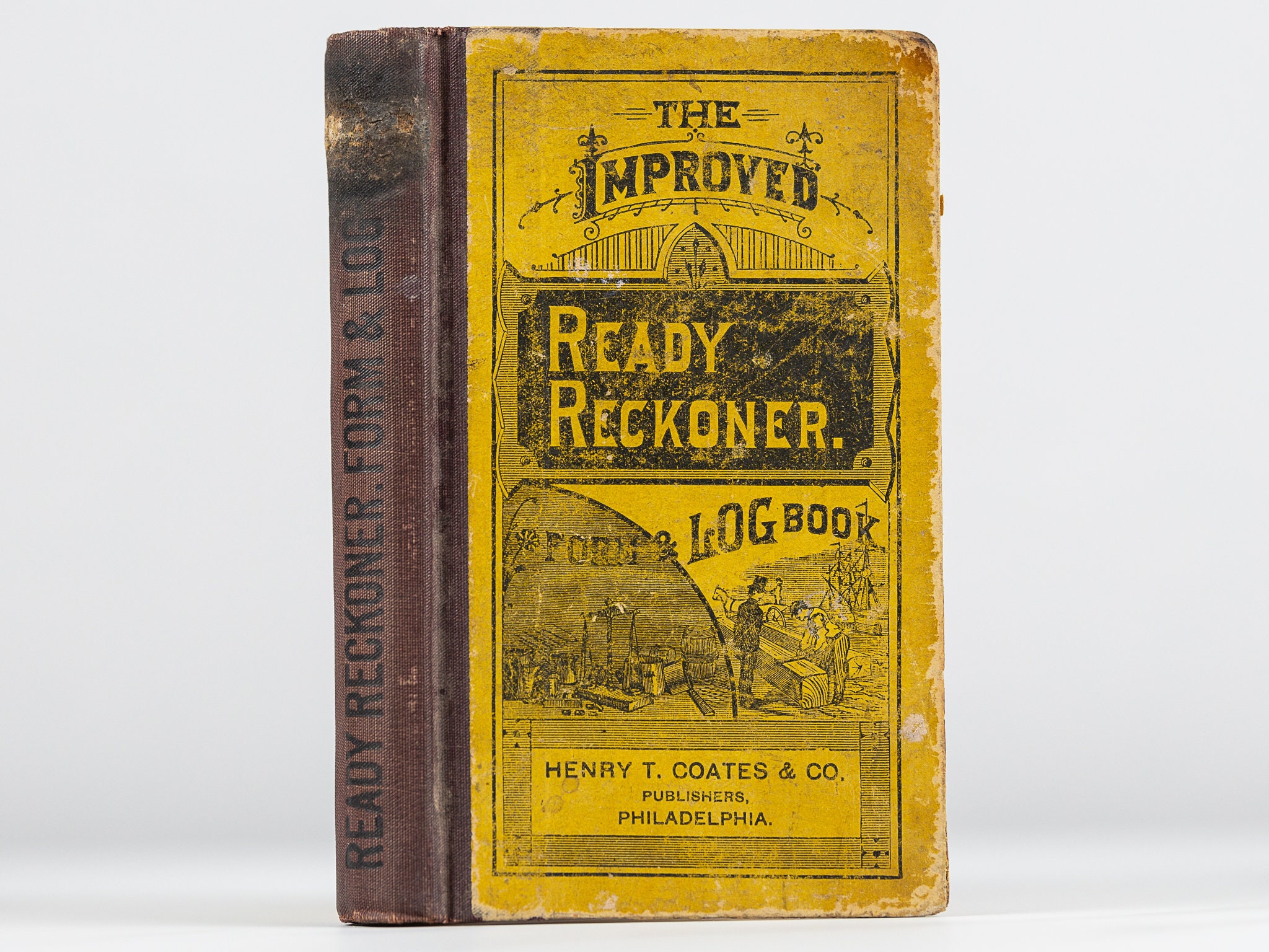 The Improved Ready Reckoner Form & Log Book 1881 Antique Book, Antique ...