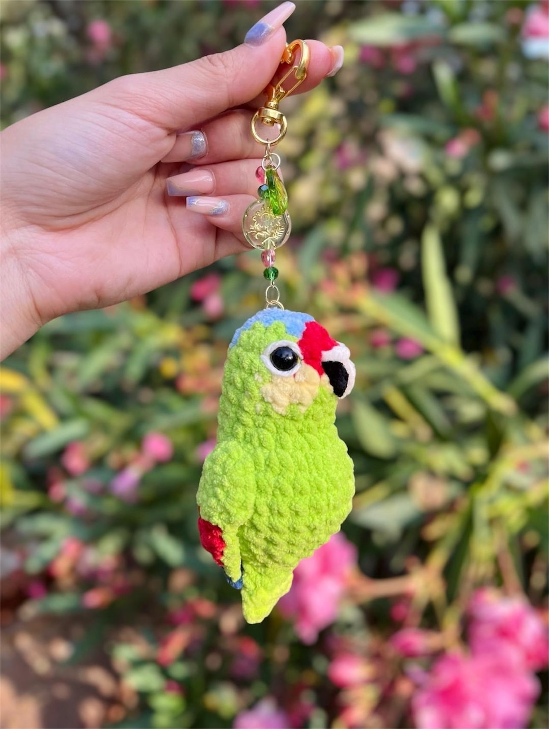 Handmade Crochet Parrot Keychain Friends ! - Etsy