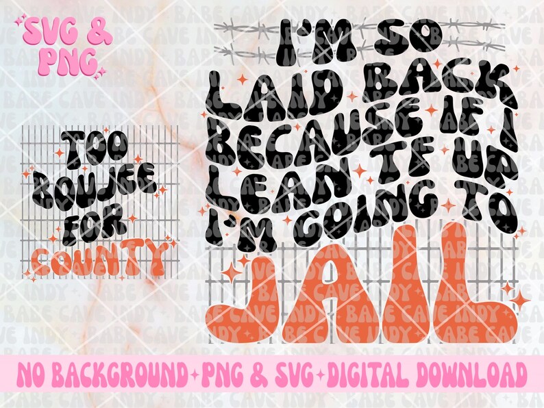 I'm so Laid Back Because If I Lean TF up I'm Going to - Etsy