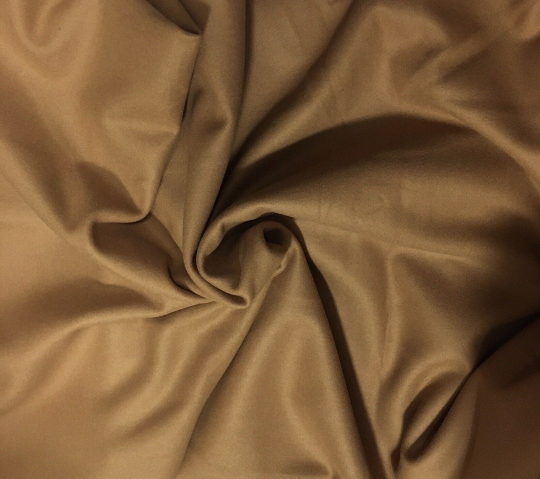 Italian Cashmere Wool Light Brown 61w. Heavyweight With Full Lining ...