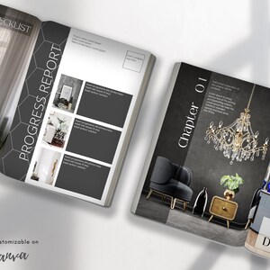 Editable Interior Design and Architectural E-book Template on Canva ...
