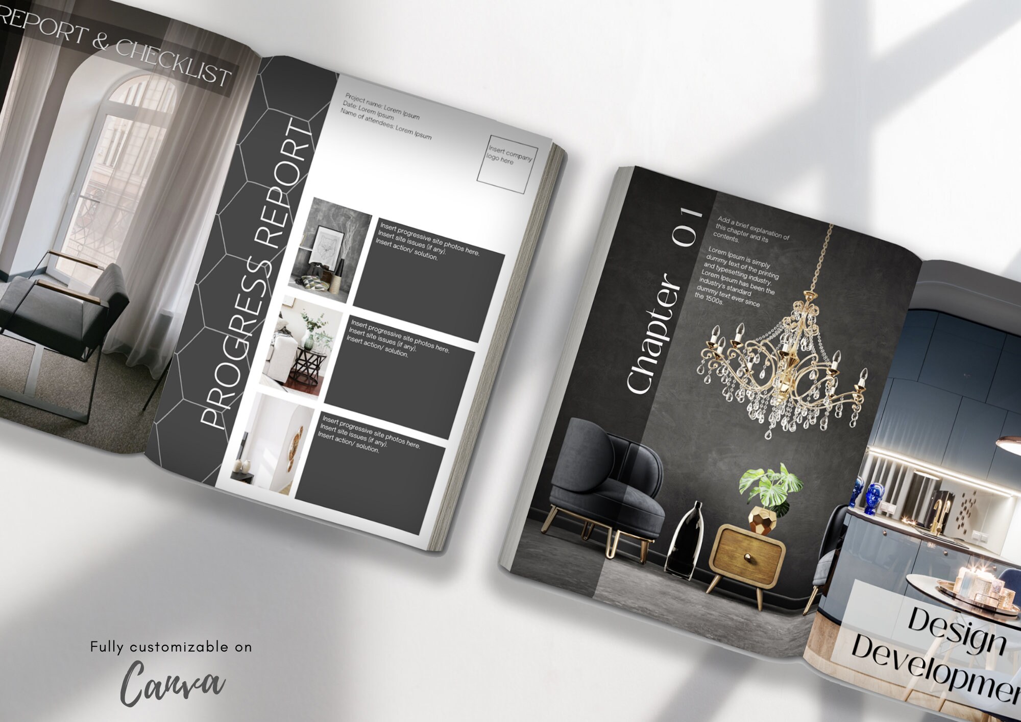 Editable Interior Design and Architectural E-book Template on Canva ...