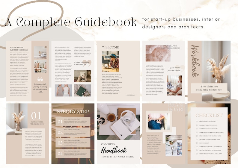 The Ultimate Guidebook Template: Canva Coaching Ebook Template - Etsy