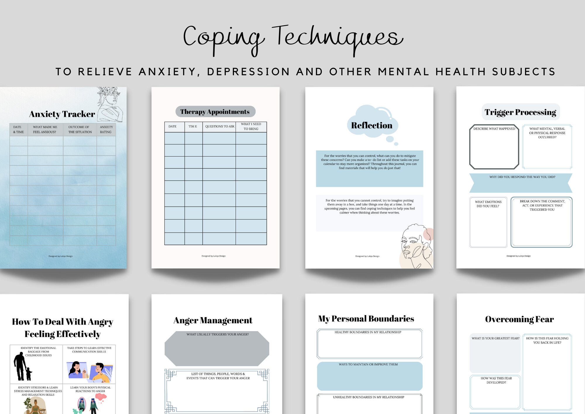 ADHD Workbook Bundle | CBT Guidebook | Comprehensive Workbook Bundle ...