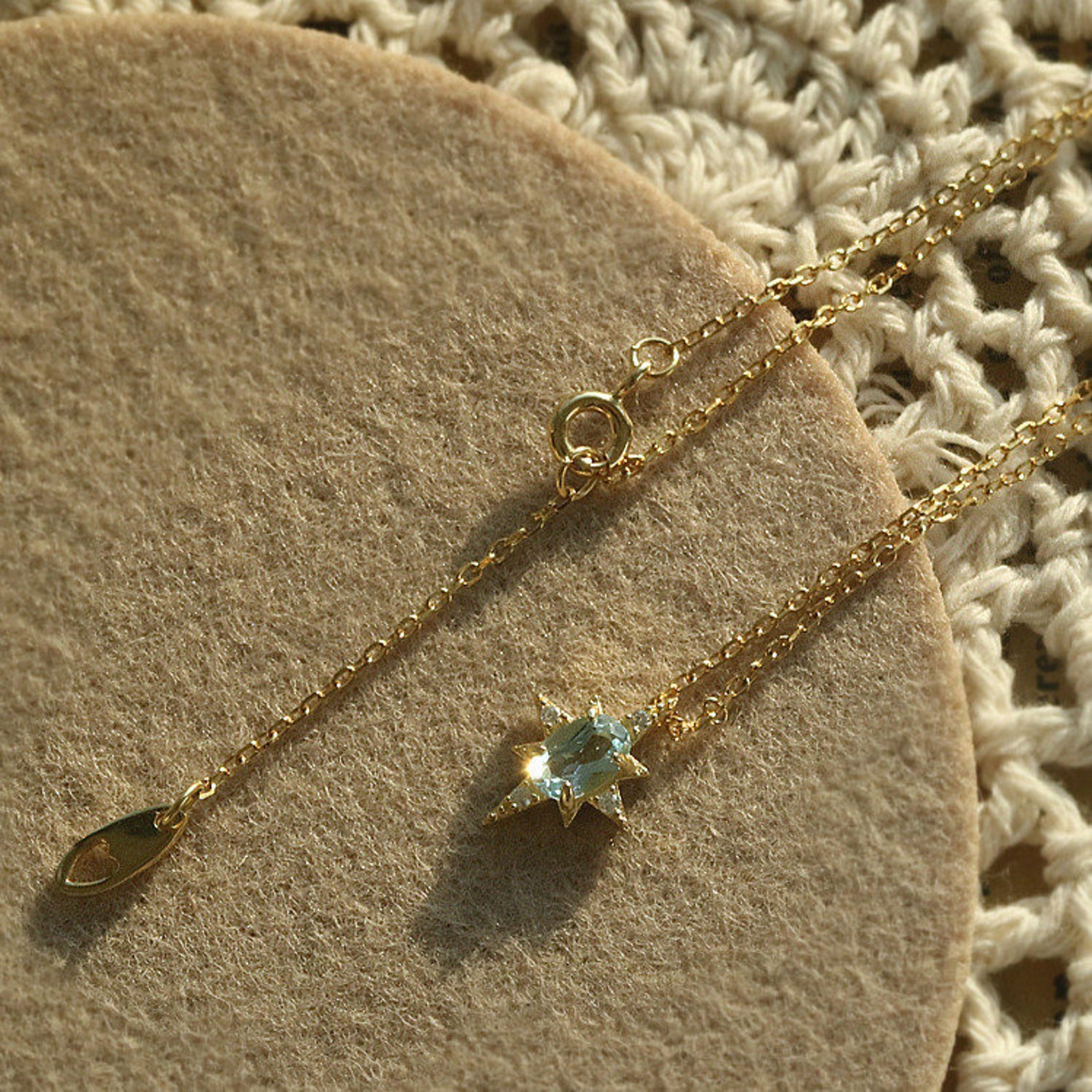 925 Silver Topaz Necklace Gold Vintage Necklace Topaz North - Etsy