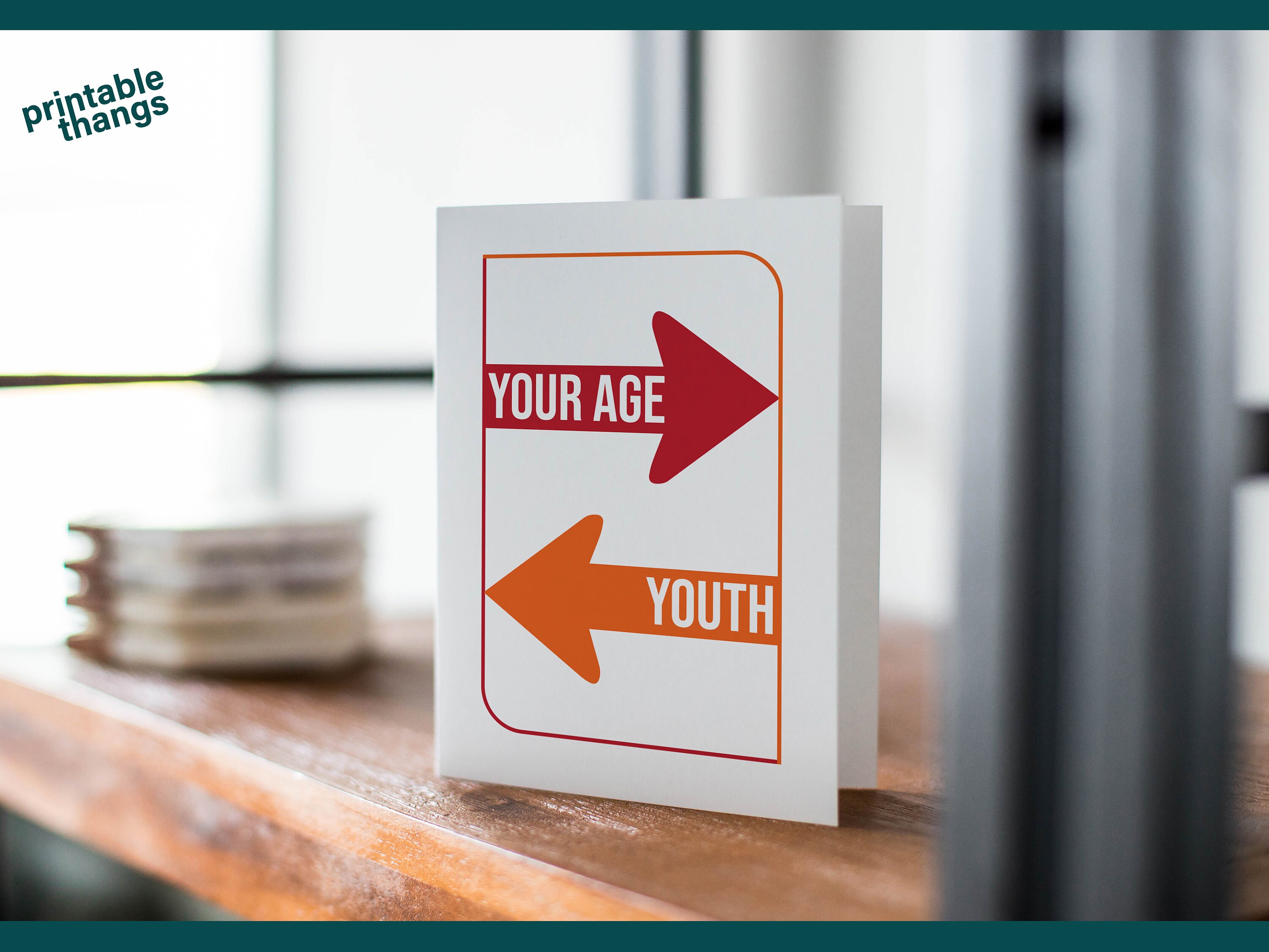 Ageing | Printable | Birthday Card | PDF | JPG - Etsy