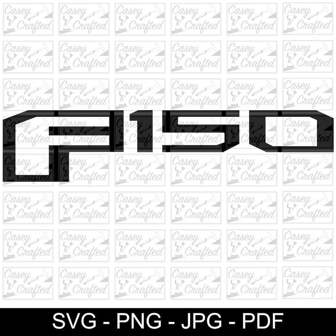 Ford F150 Logo Digital Vector Art Svg Png Jpg - Etsy